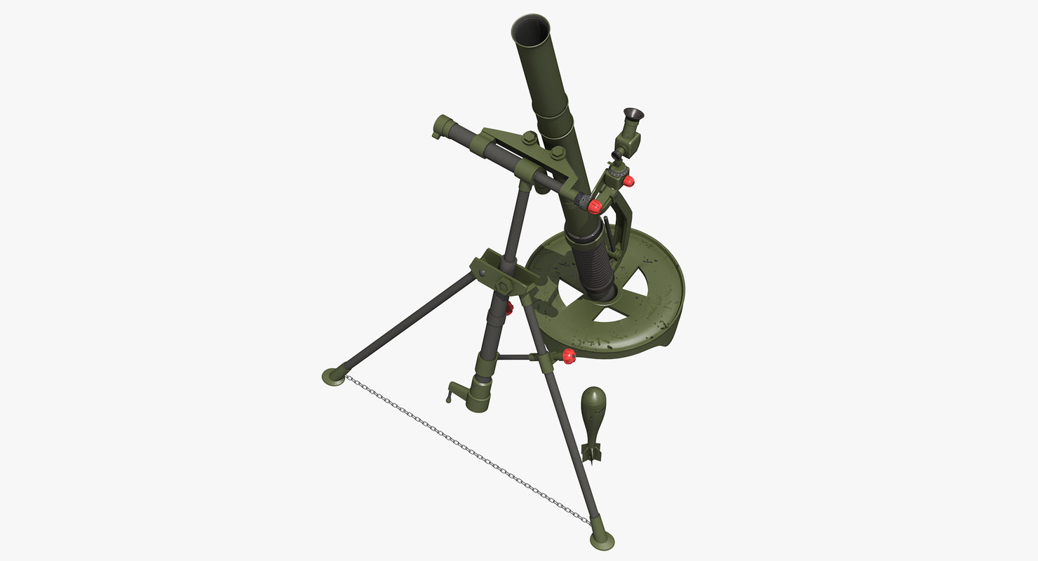 3D m224 mortar - TurboSquid 1217405