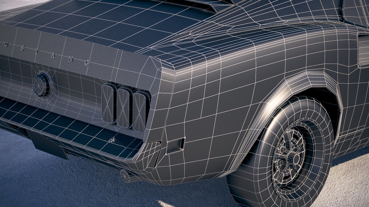 3D model mustang 1969 - TurboSquid 1217479