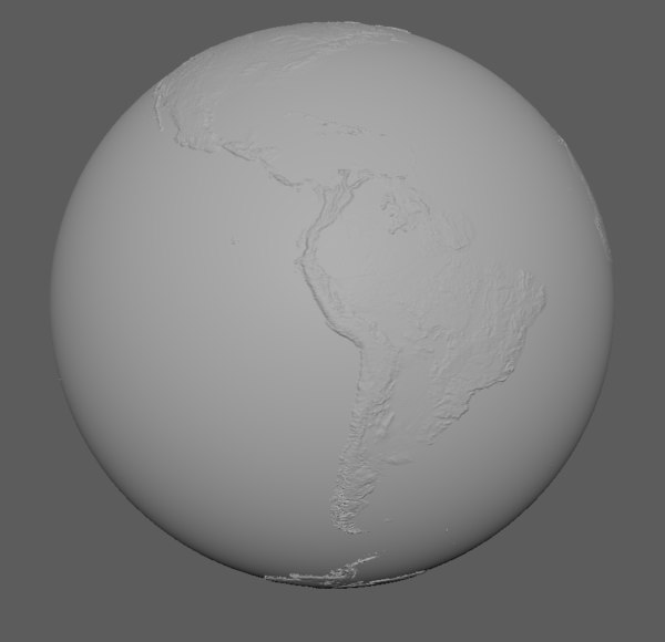 Earth terrain geometry 3D model - TurboSquid 1217507