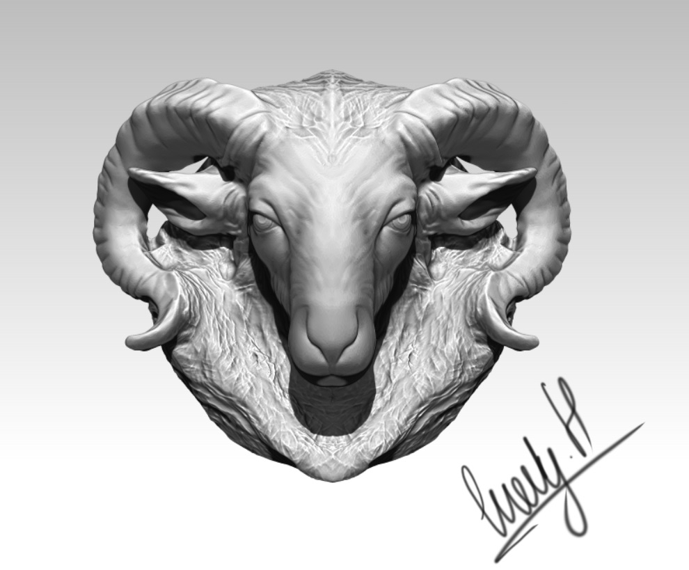 3D ram head model - TurboSquid 1217675