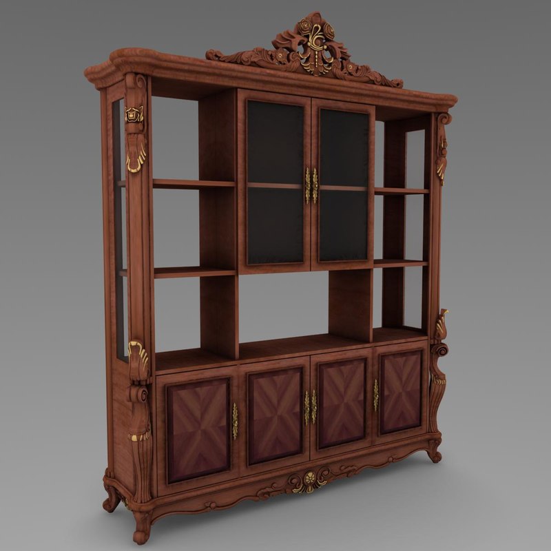 3d Cabinet Model Turbosquid 1217696 