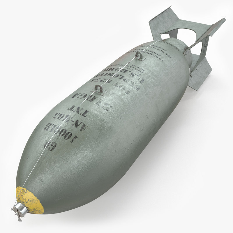 An-m65 bomb model - TurboSquid 1217804