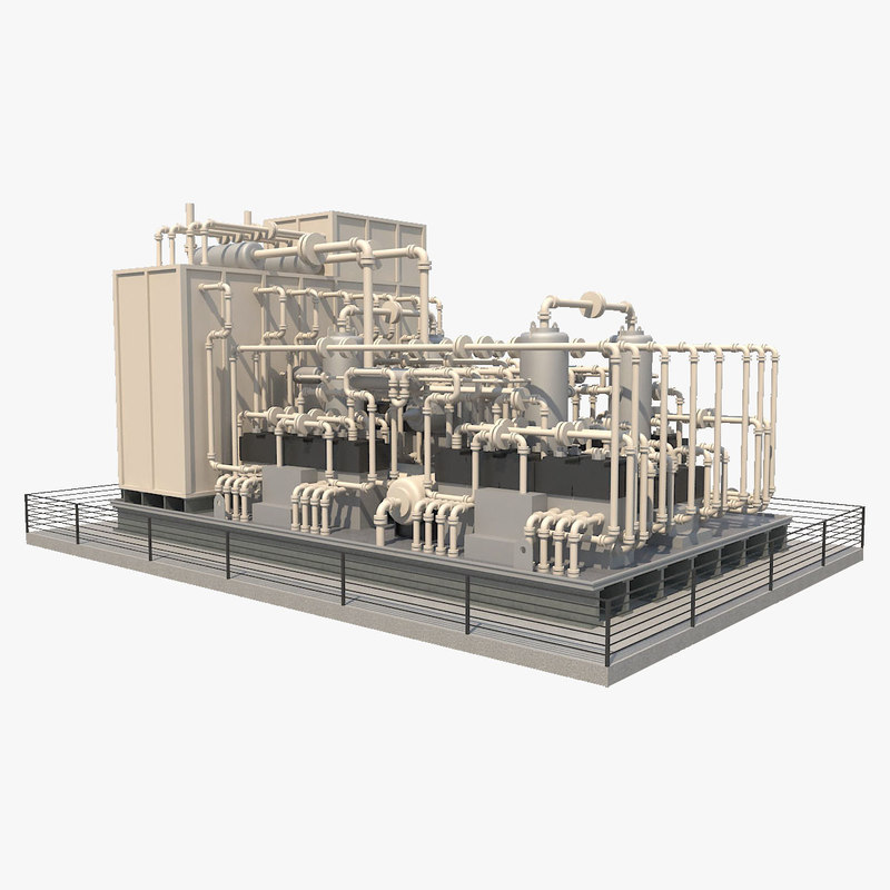 Metering skids model - TurboSquid 1217813