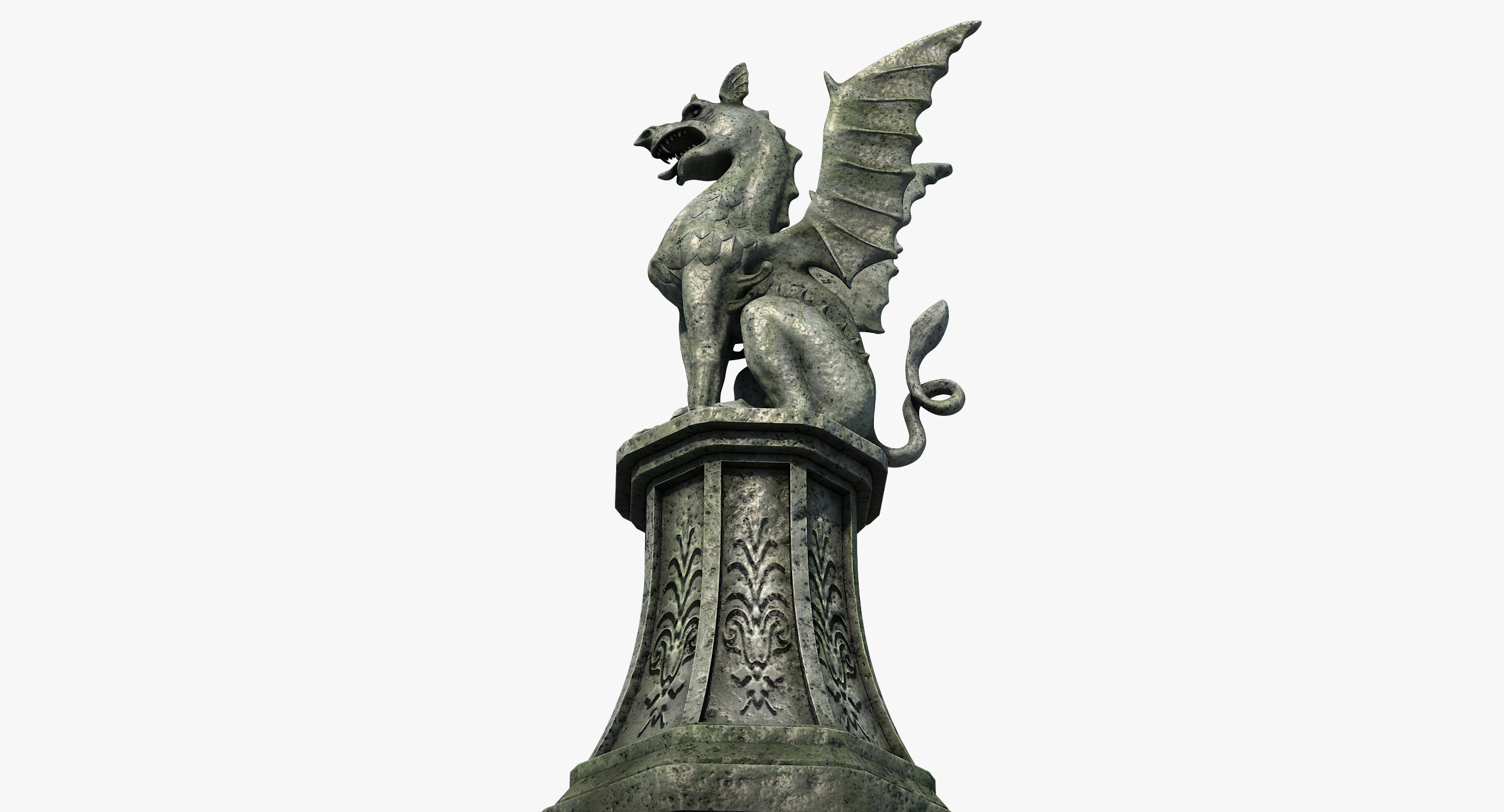 Gothic statue 05 3D - TurboSquid 1217881