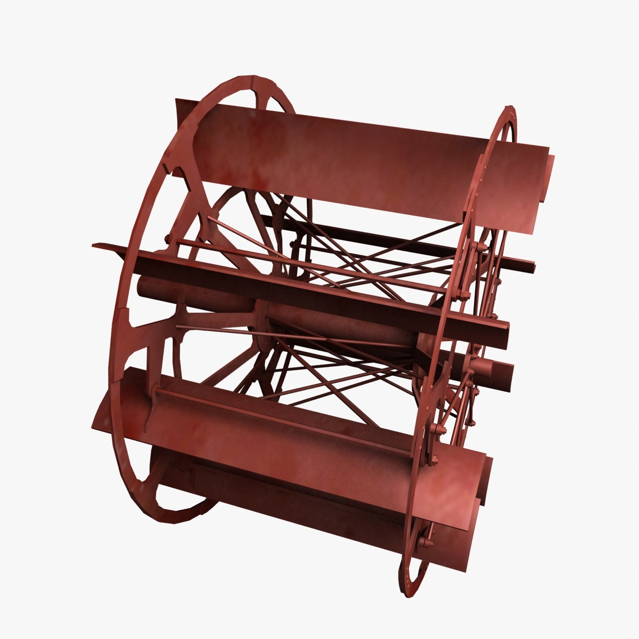 3D paddle wheel - TurboSquid 1217974