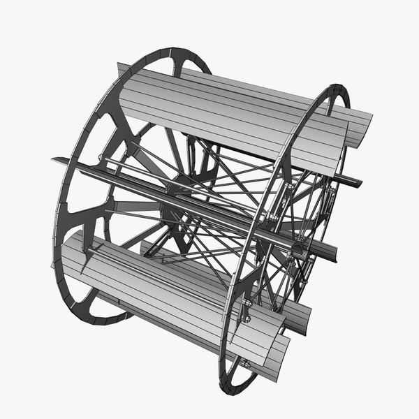 3D paddle wheel - TurboSquid 1217974