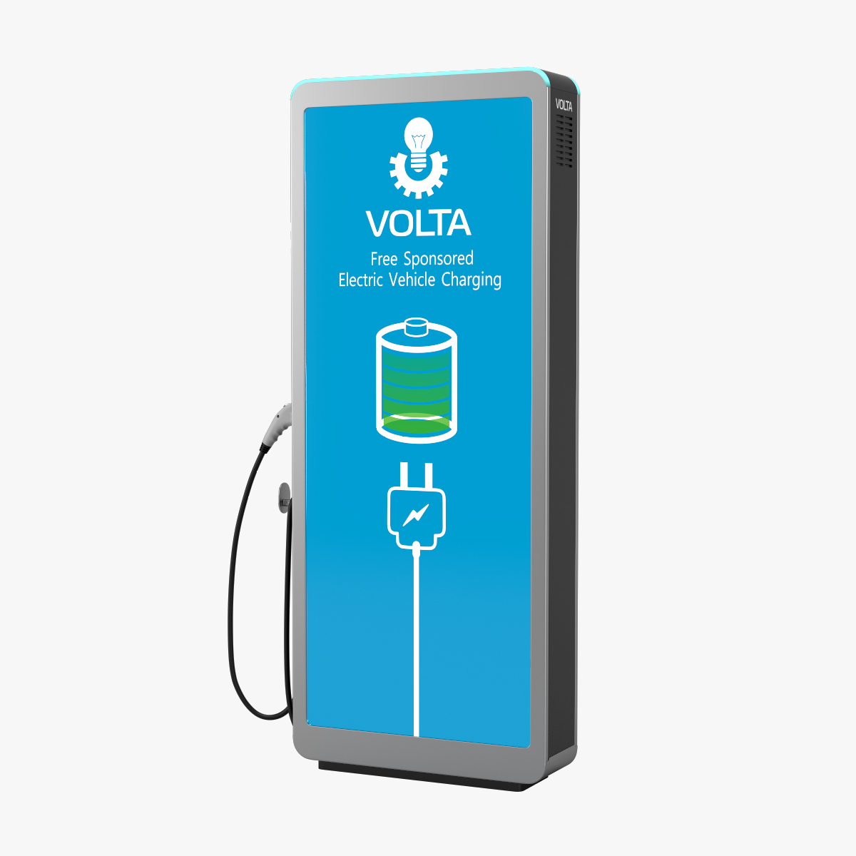 3D volta electric vehicle charger model - TurboSquid 1218033