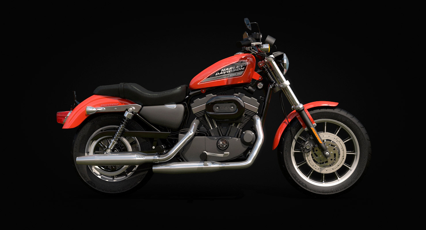 Harley-davidson sportster 883r 3D - TurboSquid 1218074