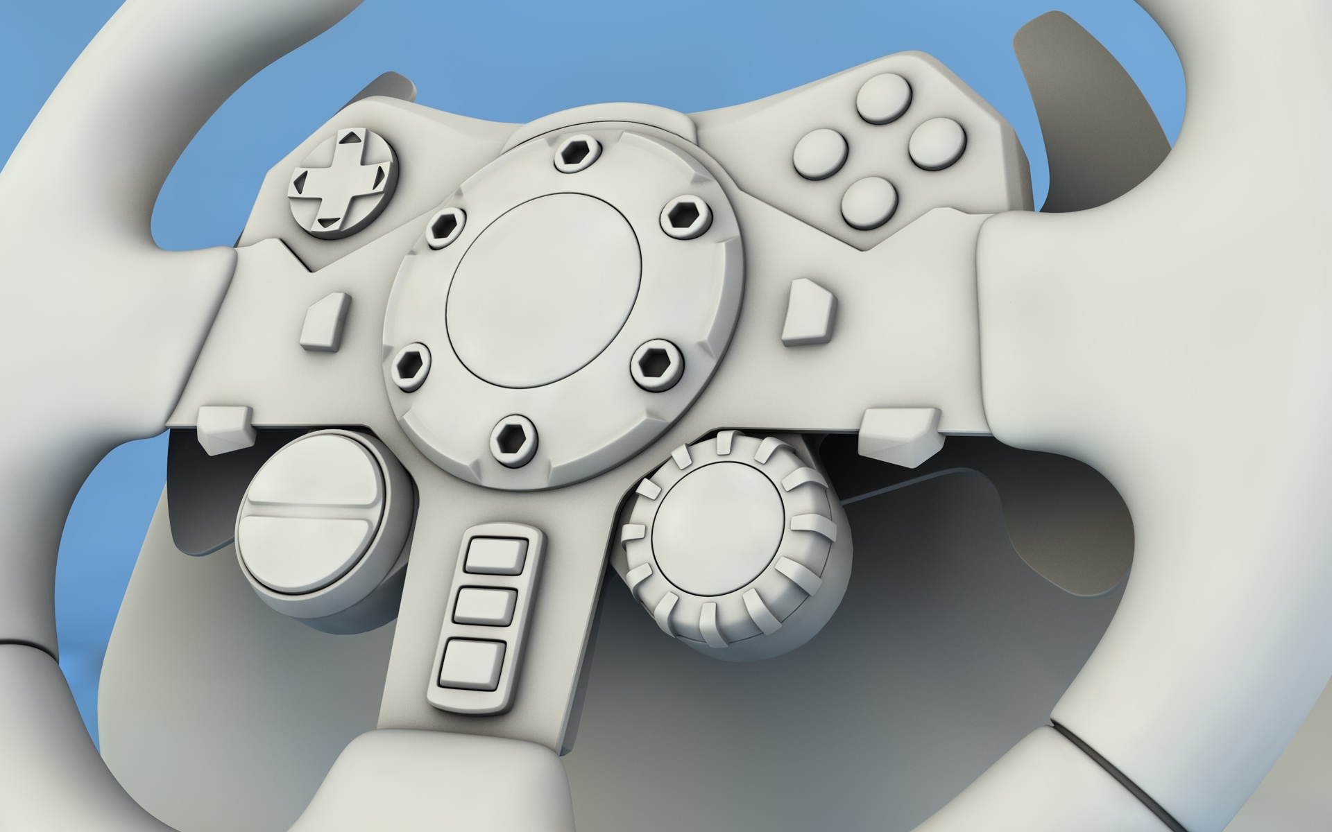 Logitech g29 steering wheel 3D - TurboSquid 1218219