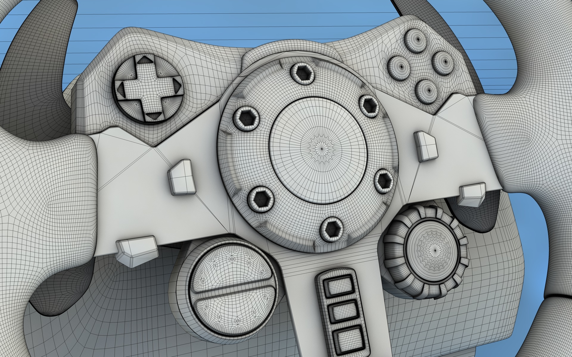 Logitech g29 steering wheel 3D - TurboSquid 1218219