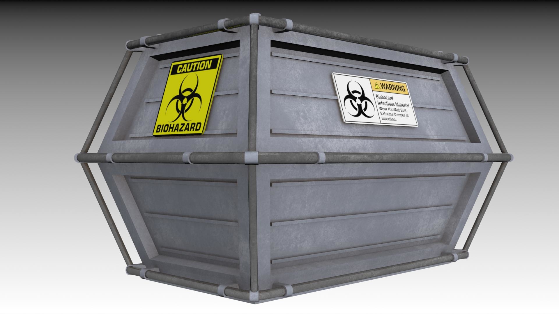 Bio container 3D - TurboSquid 1218246