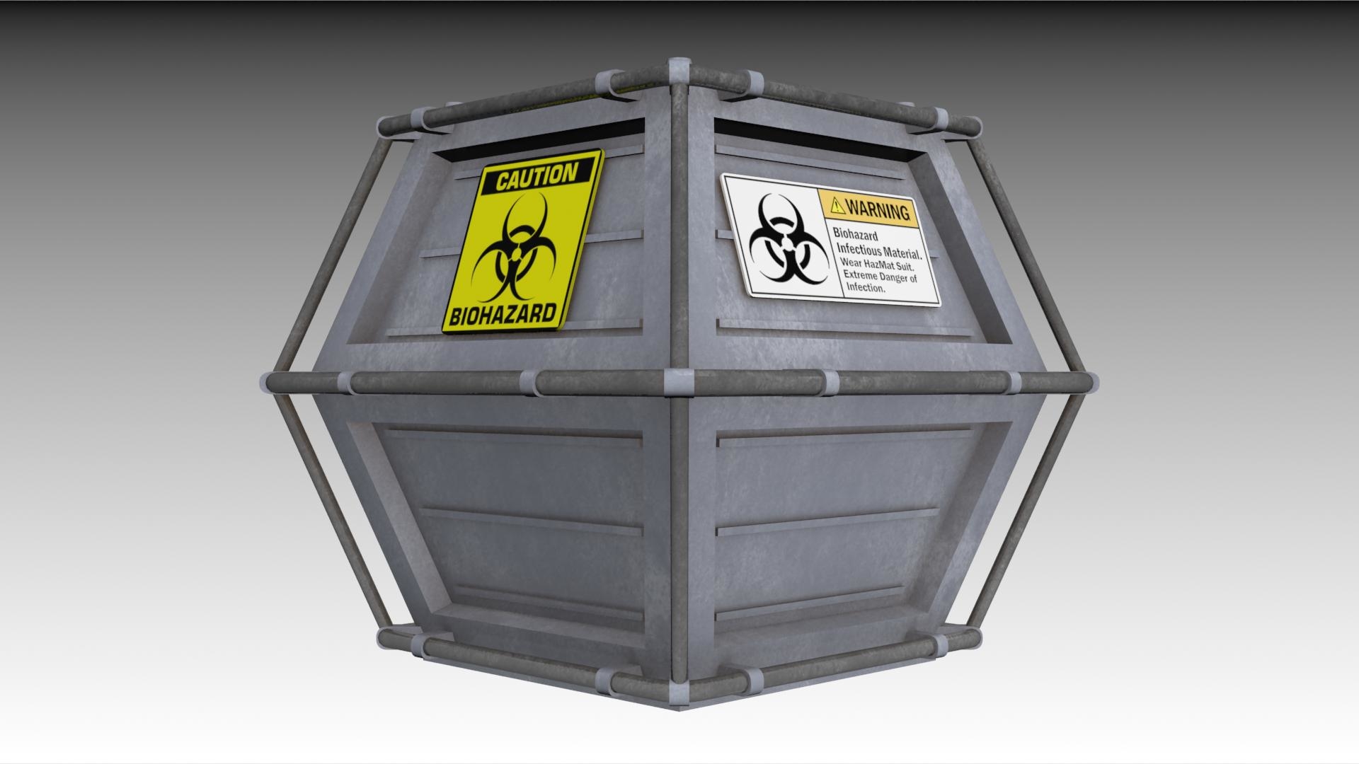 Bio container 3D - TurboSquid 1218246