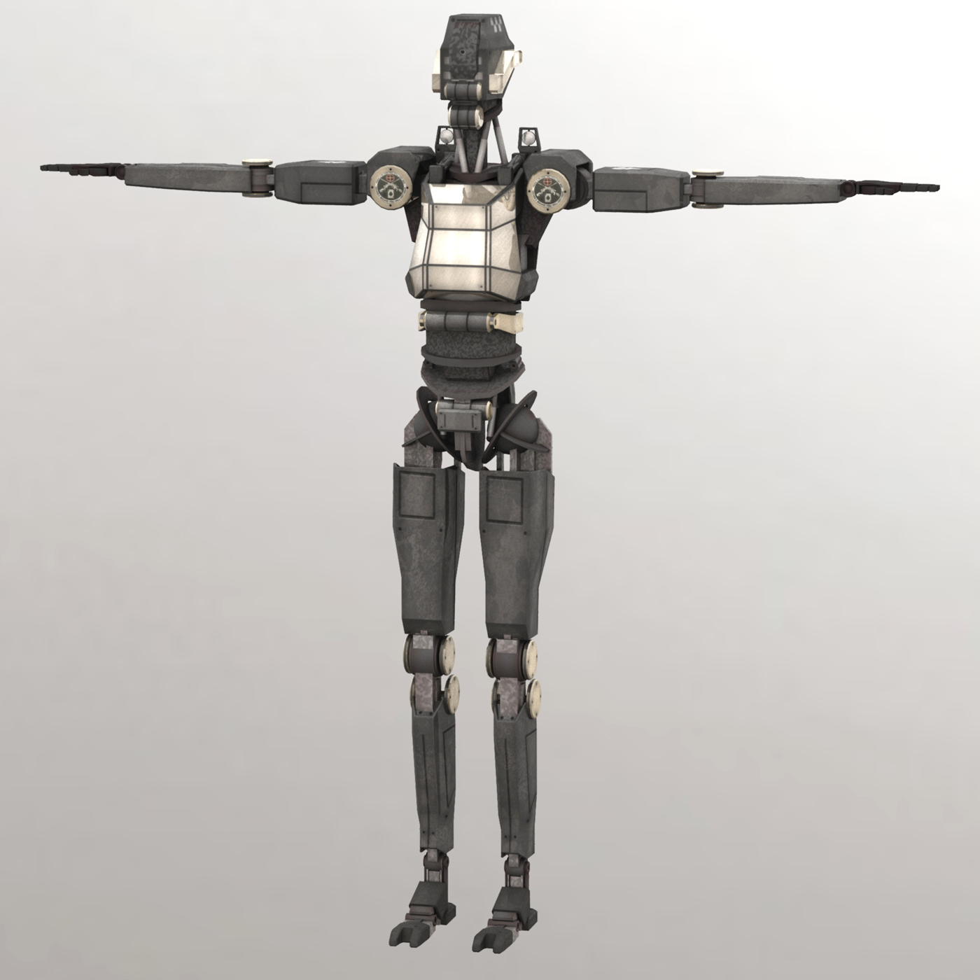 3D soldier android robot - TurboSquid 1218302