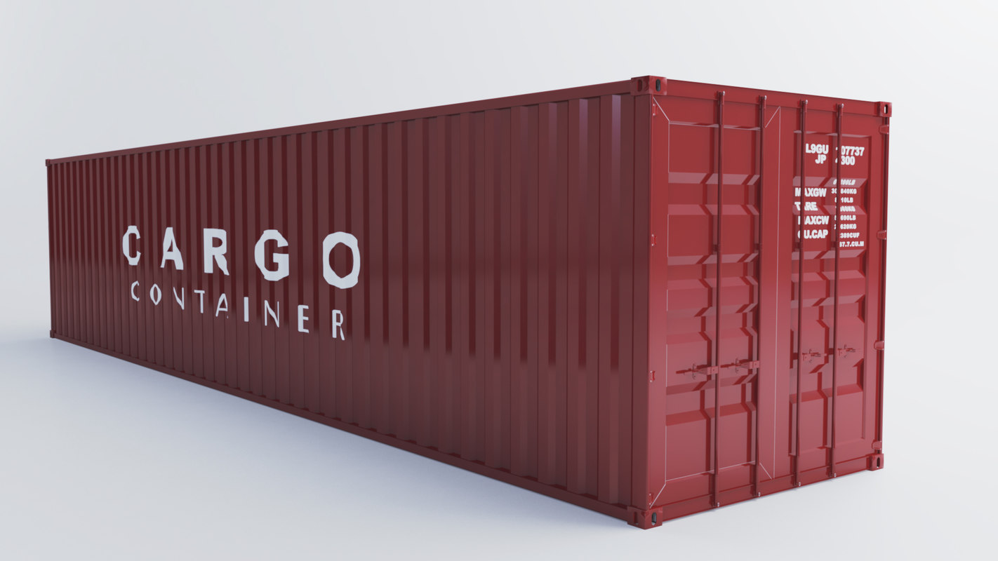 Shipping container 3D - TurboSquid 1218334