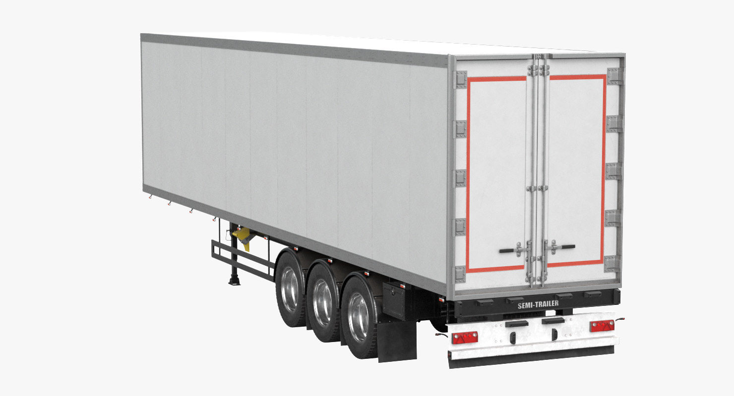 Semi trailer 3D model - TurboSquid 1218389