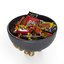 Gold candy bowl 3D model - TurboSquid 1218438