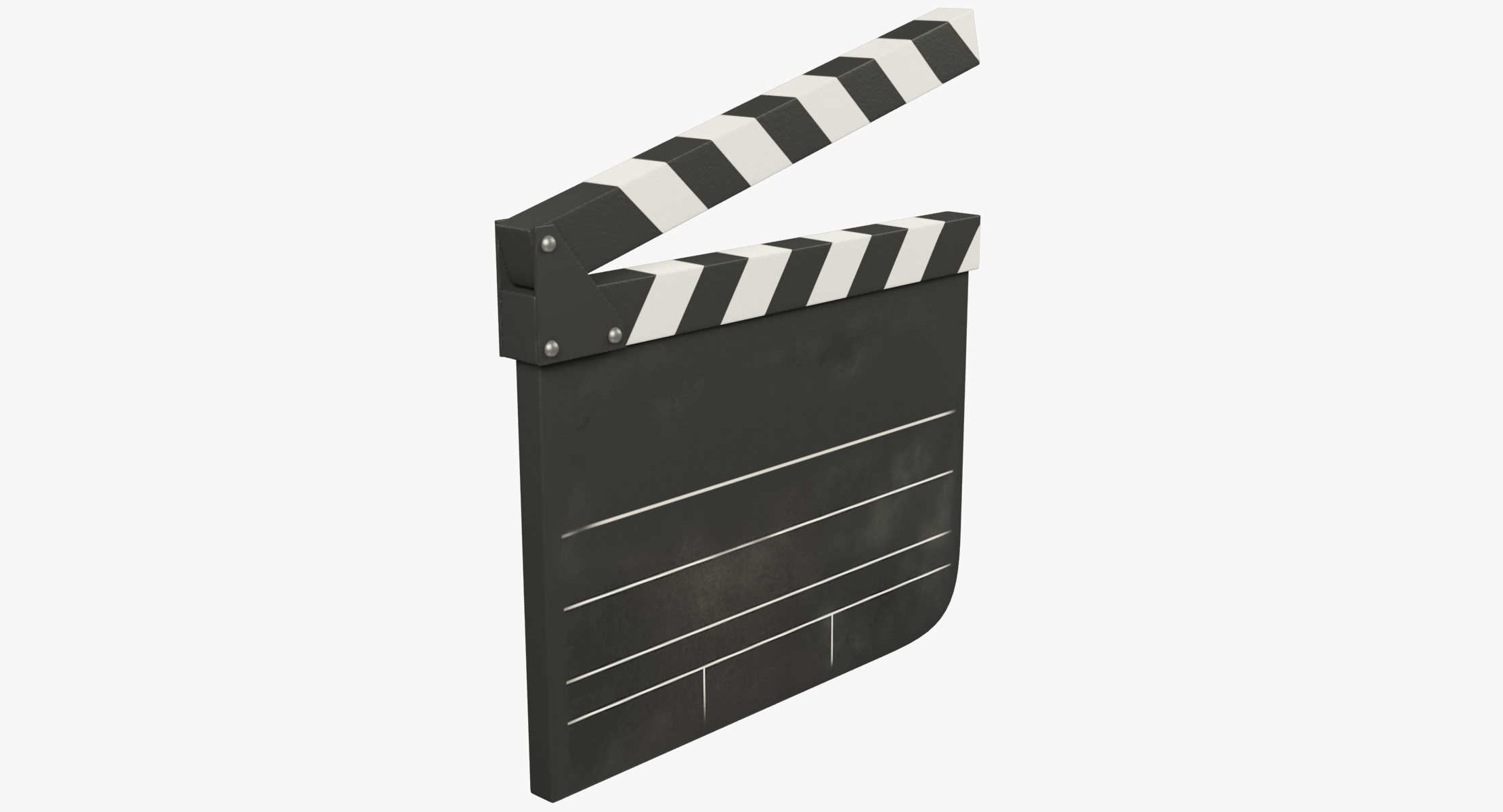 Clapperboard clap board 3D model - TurboSquid 1218499