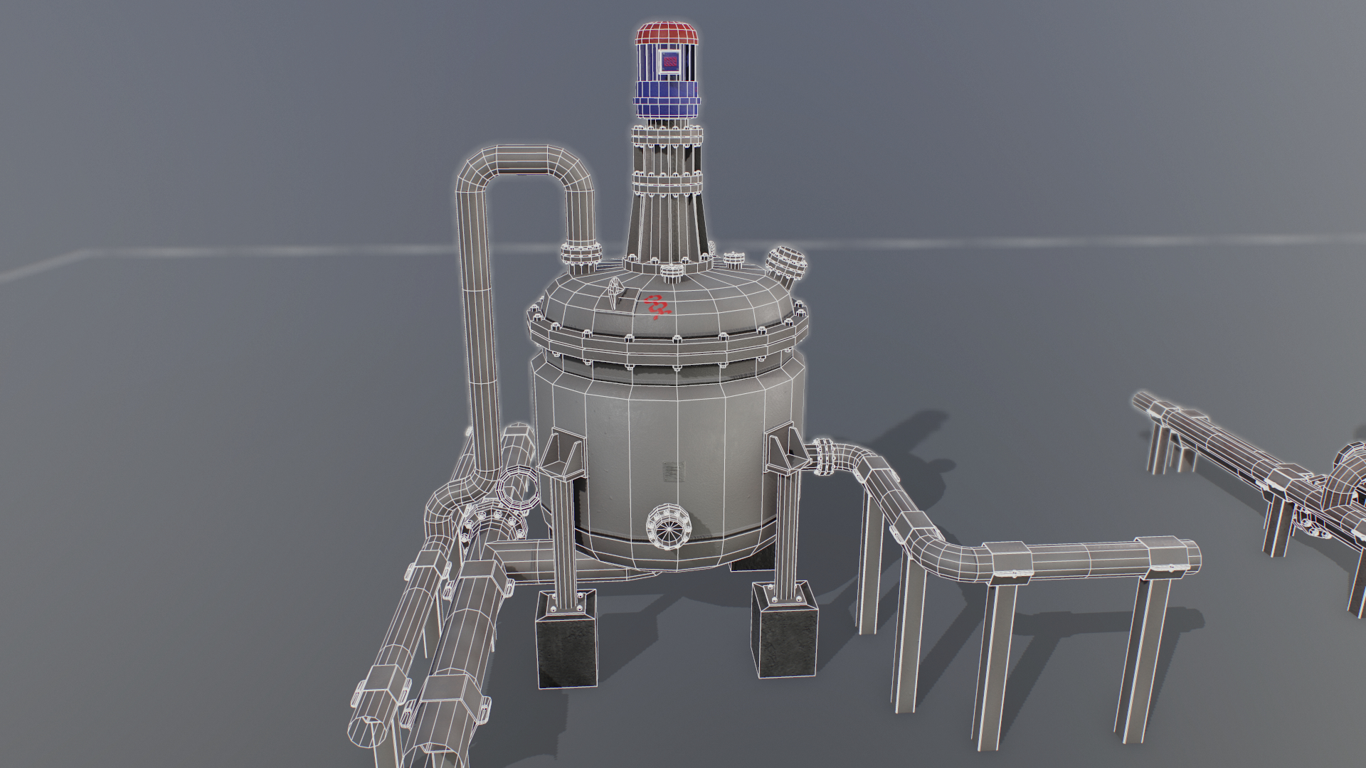 Pbr industrial agitated reactor 3D model - TurboSquid 1218509