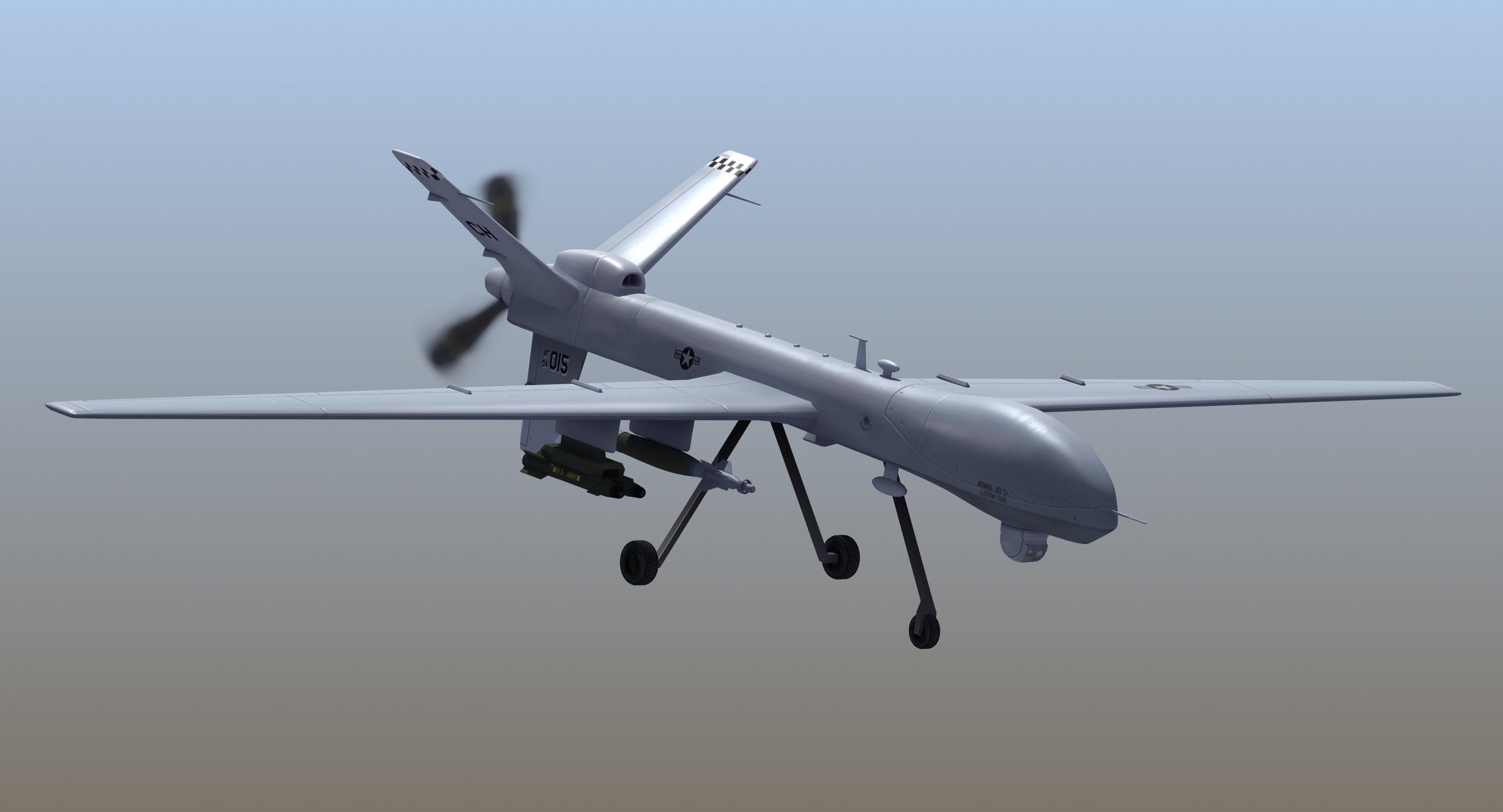 Mq-9 reaper uav 3D model - TurboSquid 1218529