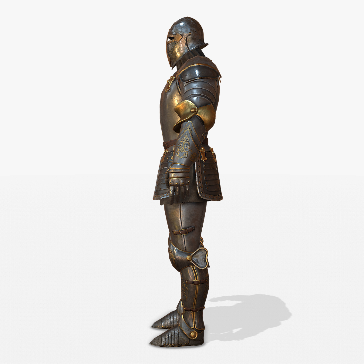Medieval armor body 3D model - TurboSquid 1218567