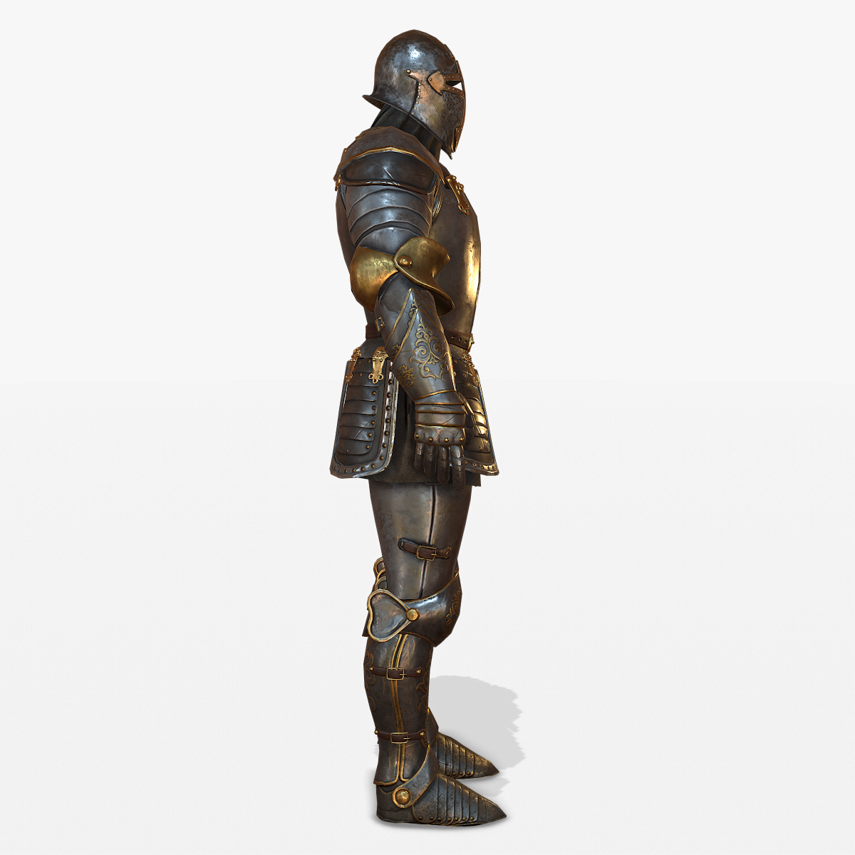 Medieval armor body 3D model - TurboSquid 1218567
