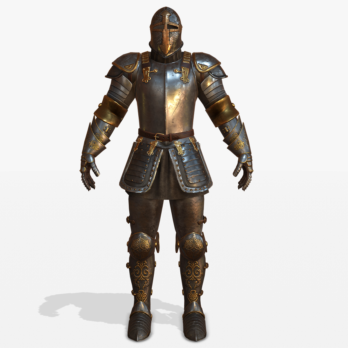 Medieval armor body 3D model - TurboSquid 1218567