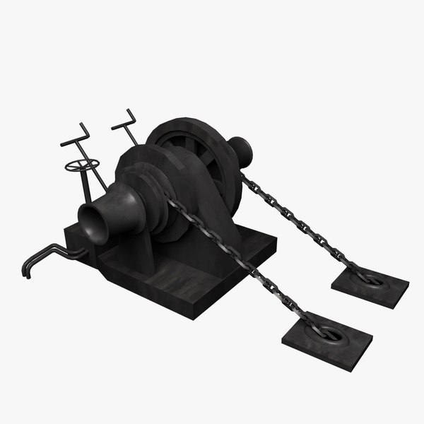 3D ship capstan - TurboSquid 1220617