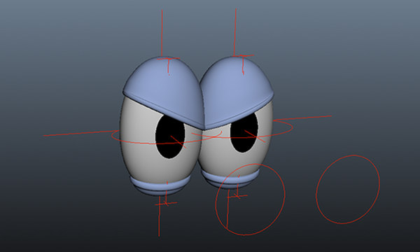 Cartoon eye rig 3D model - TurboSquid 1218681