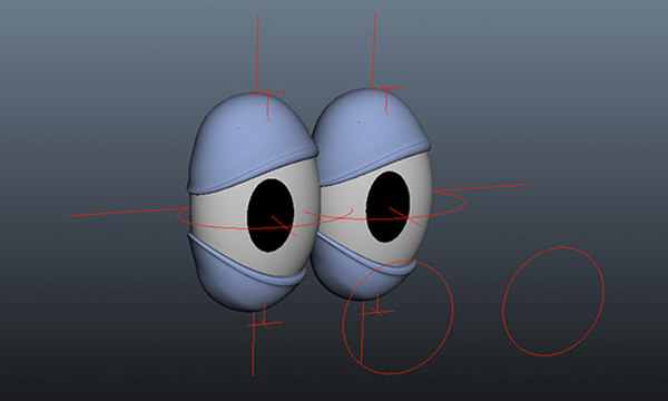 Cartoon eye rig 3D model - TurboSquid 1218681