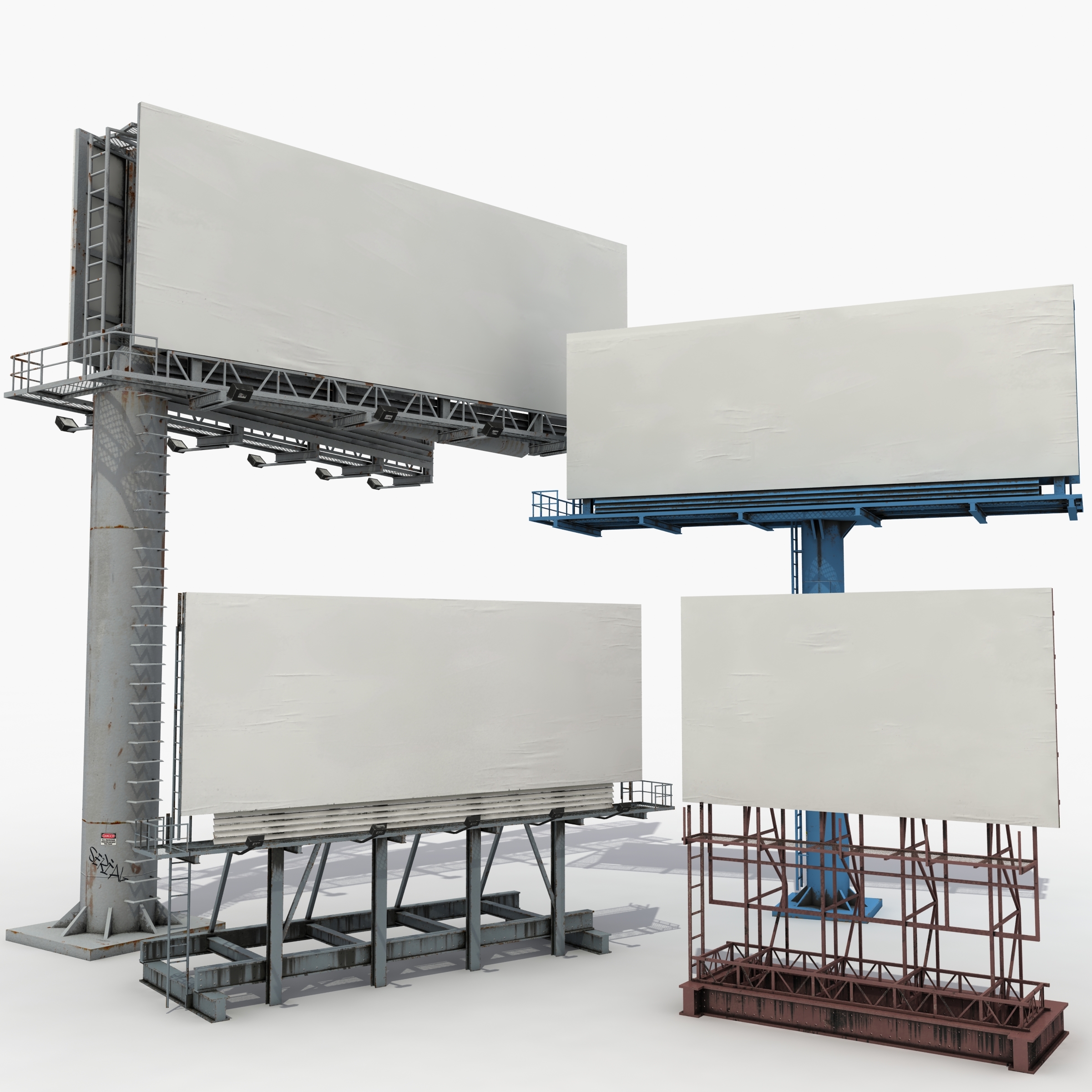 3D street billboards - TurboSquid 1218813