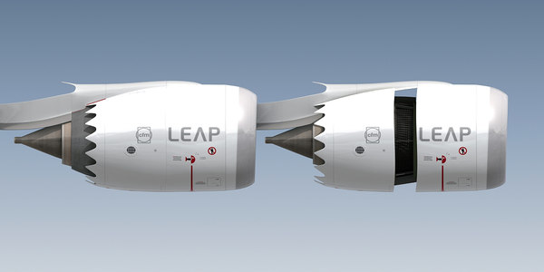 3D cfm leap-1b jet engine - TurboSquid 1218832