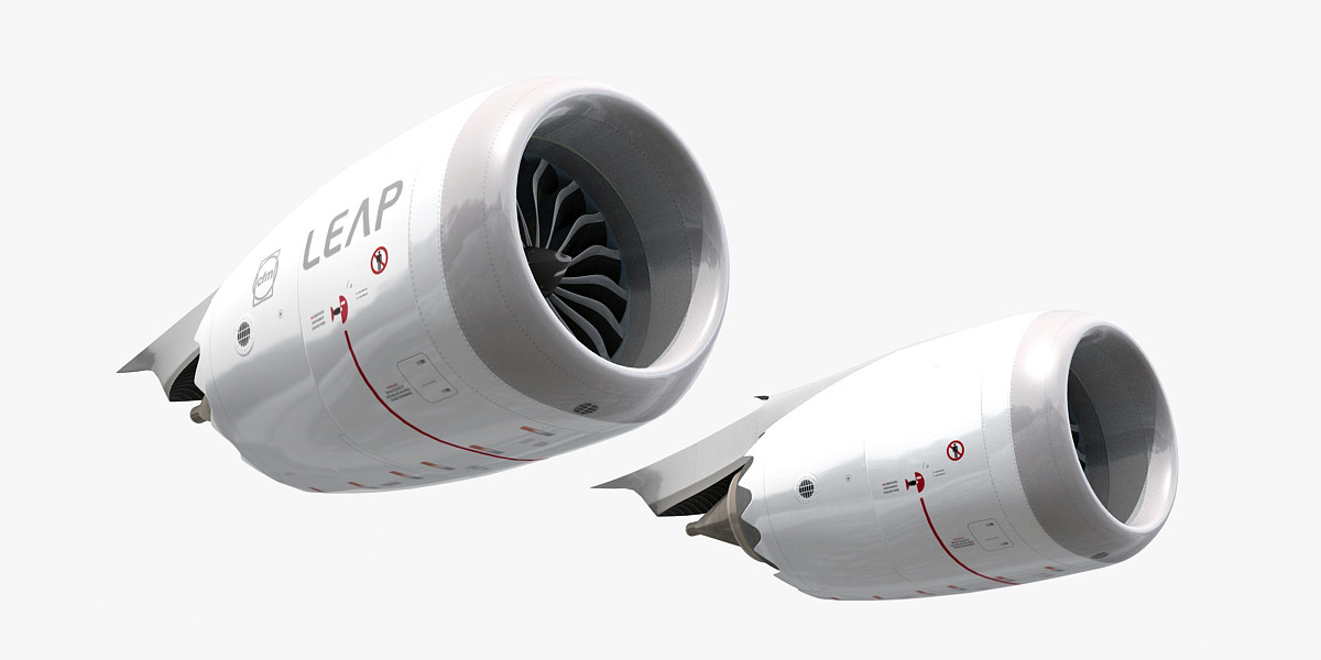 3D cfm leap-1b jet engine - TurboSquid 1218832