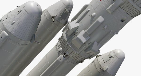 Angara a5 heavy launch vehicle 3D model - TurboSquid 1218891