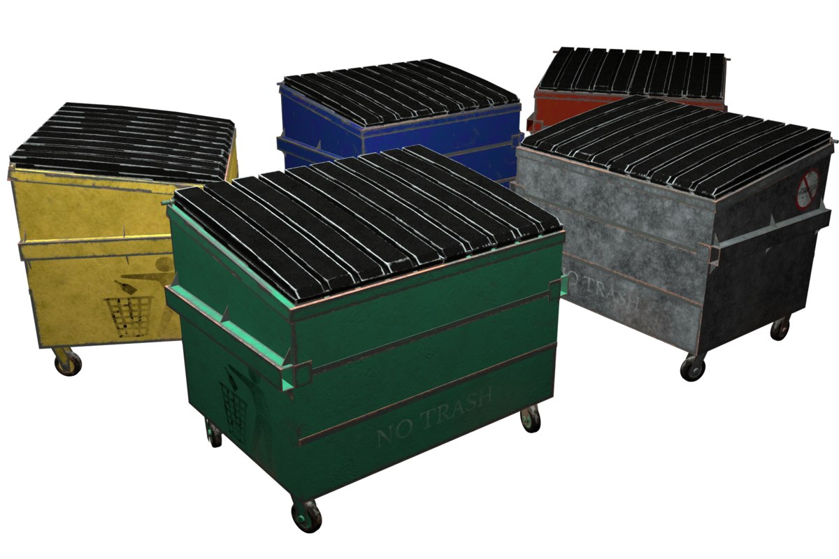 Dumpster furniture model - TurboSquid 1219027