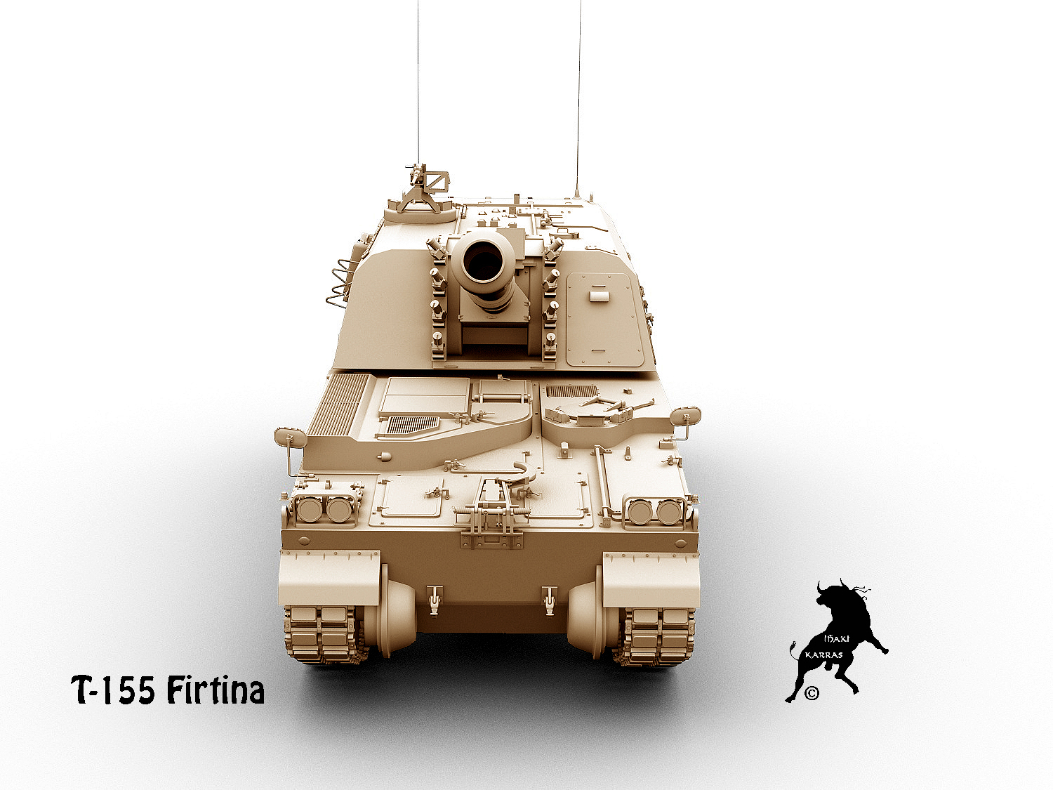 Modello 3D T-155 Firtina - TurboSquid 1219177