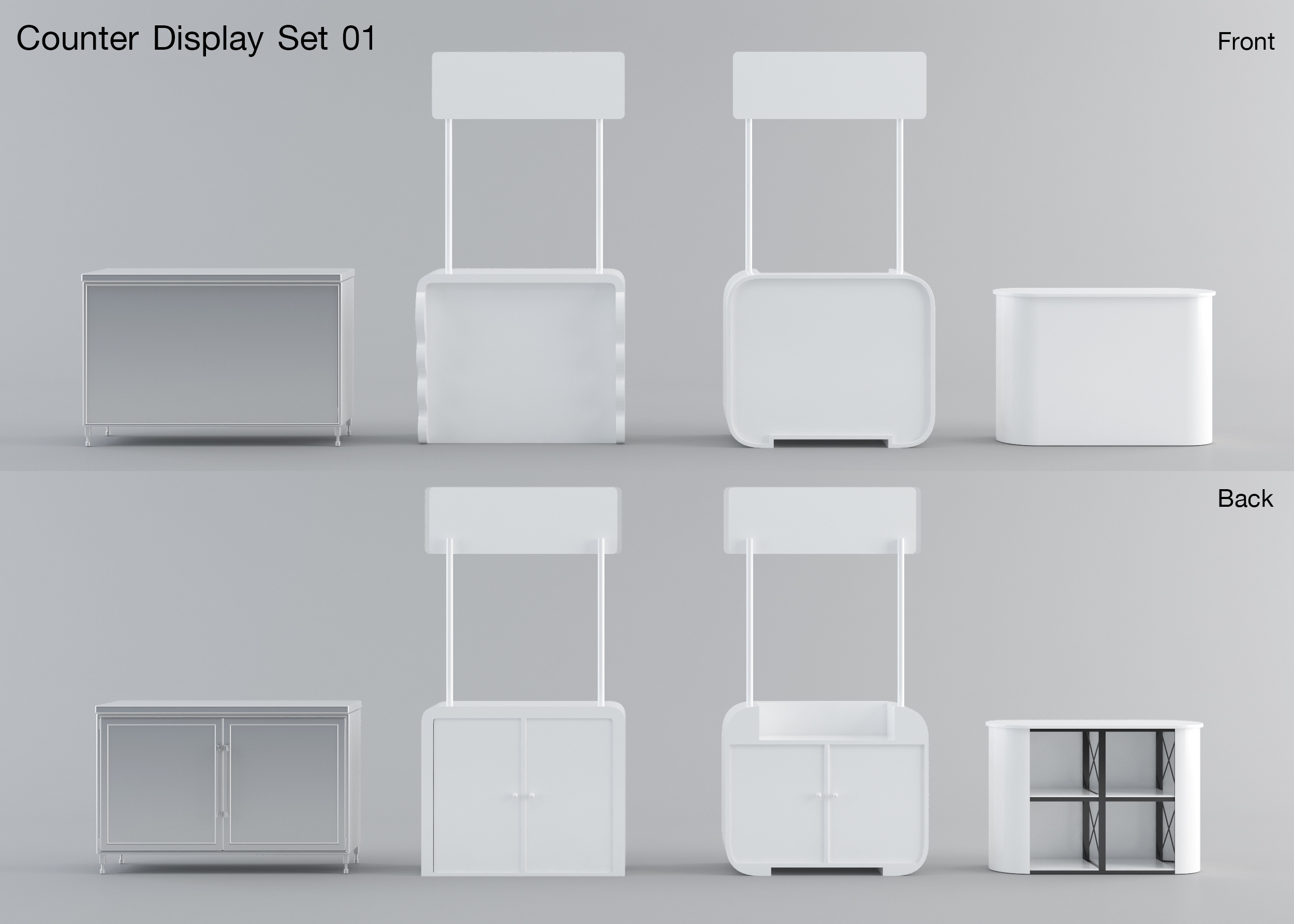 Display shelf 3D model - TurboSquid 1219216
