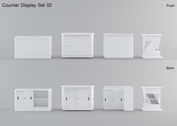 Display shelf 3D model - TurboSquid 1219216