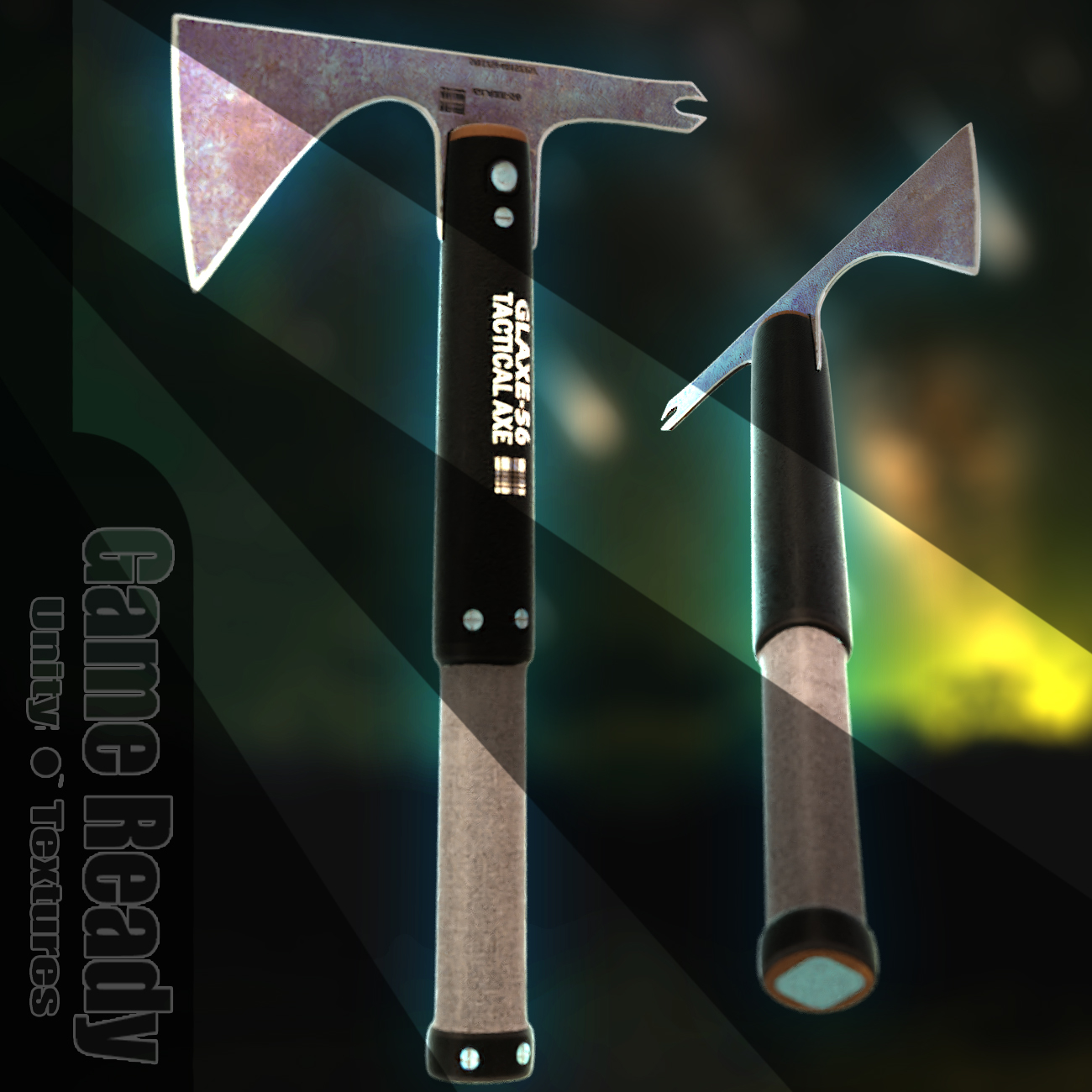 3D tactical axe model - TurboSquid 1219217