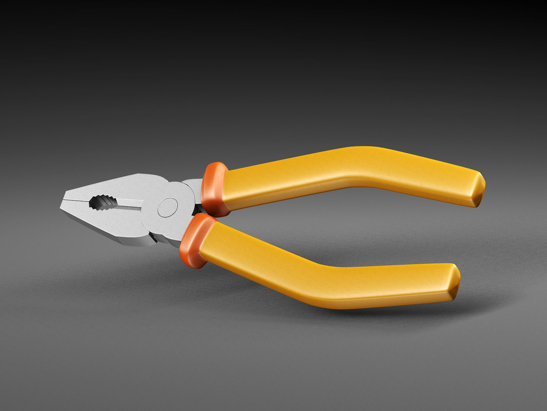3D universal pliers model - TurboSquid 1219274