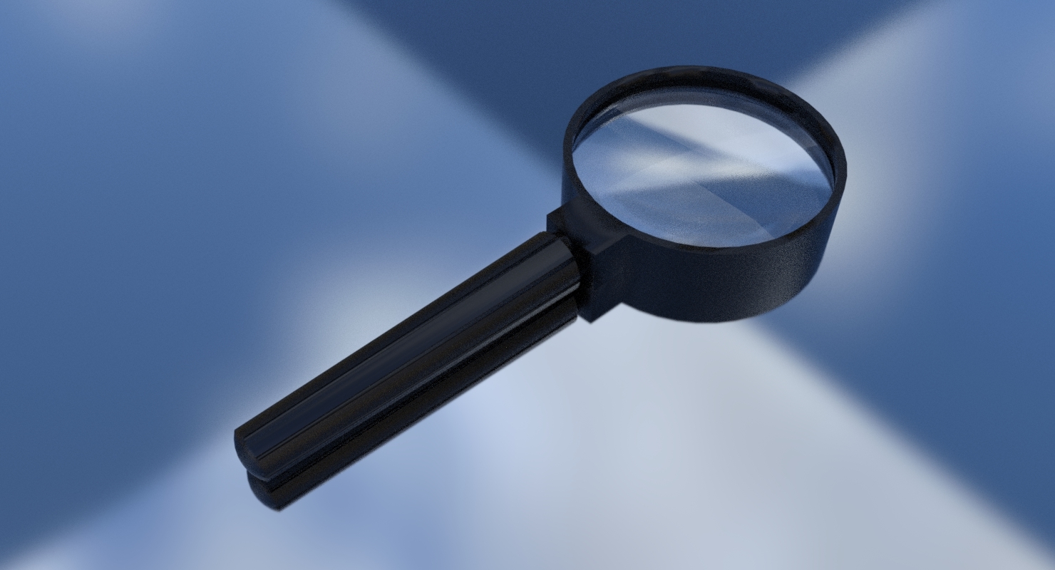 3D magnifying glass model - TurboSquid 1219280