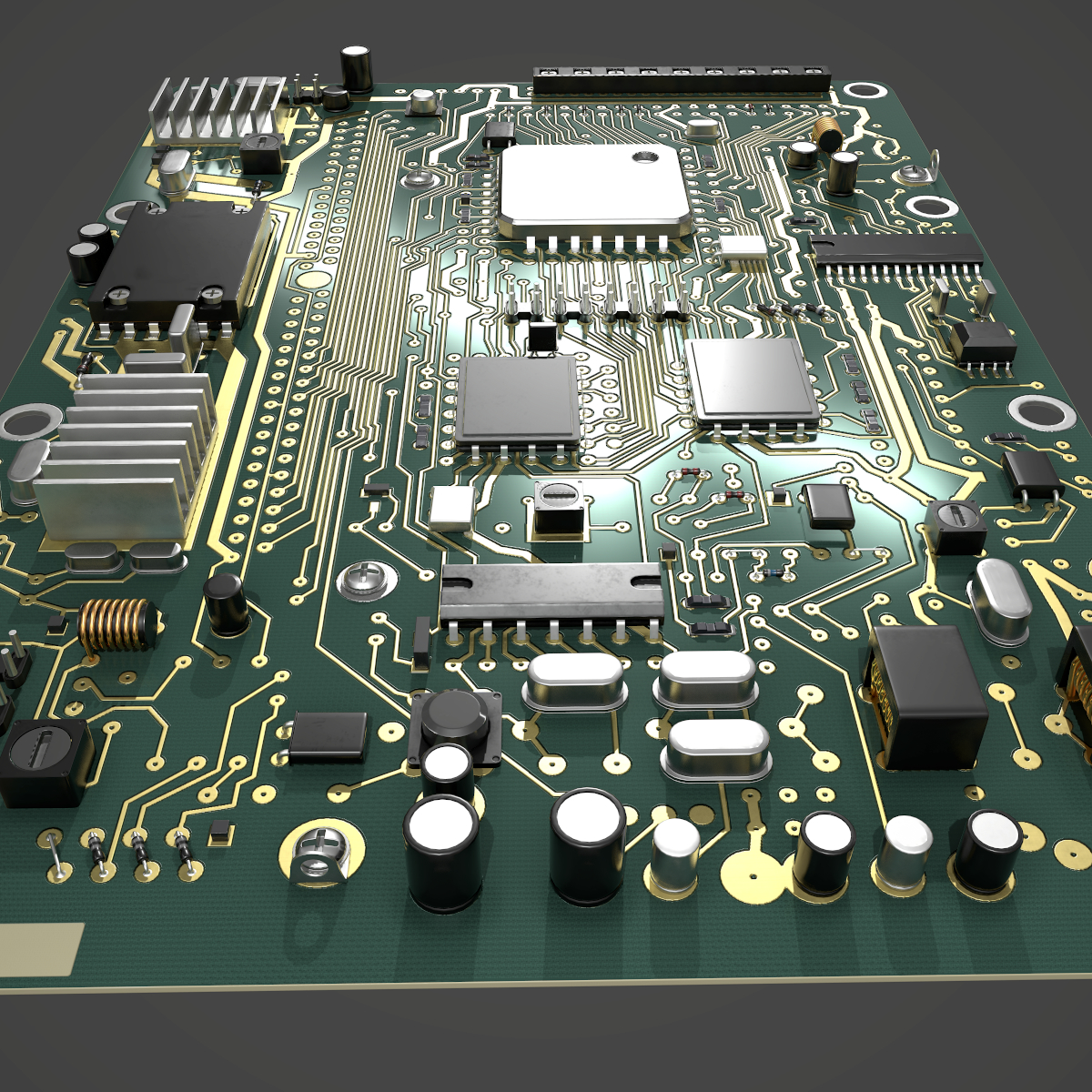3D generic circuit board - TurboSquid 1219607
