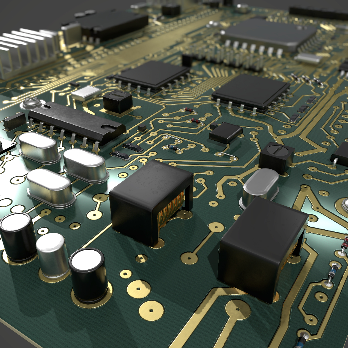 3D generic circuit board - TurboSquid 1219607