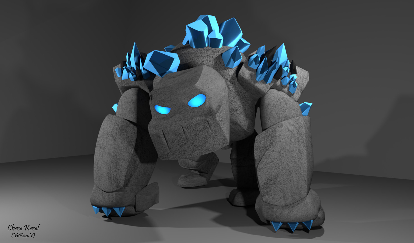 3D clash golem - TurboSquid 1219730