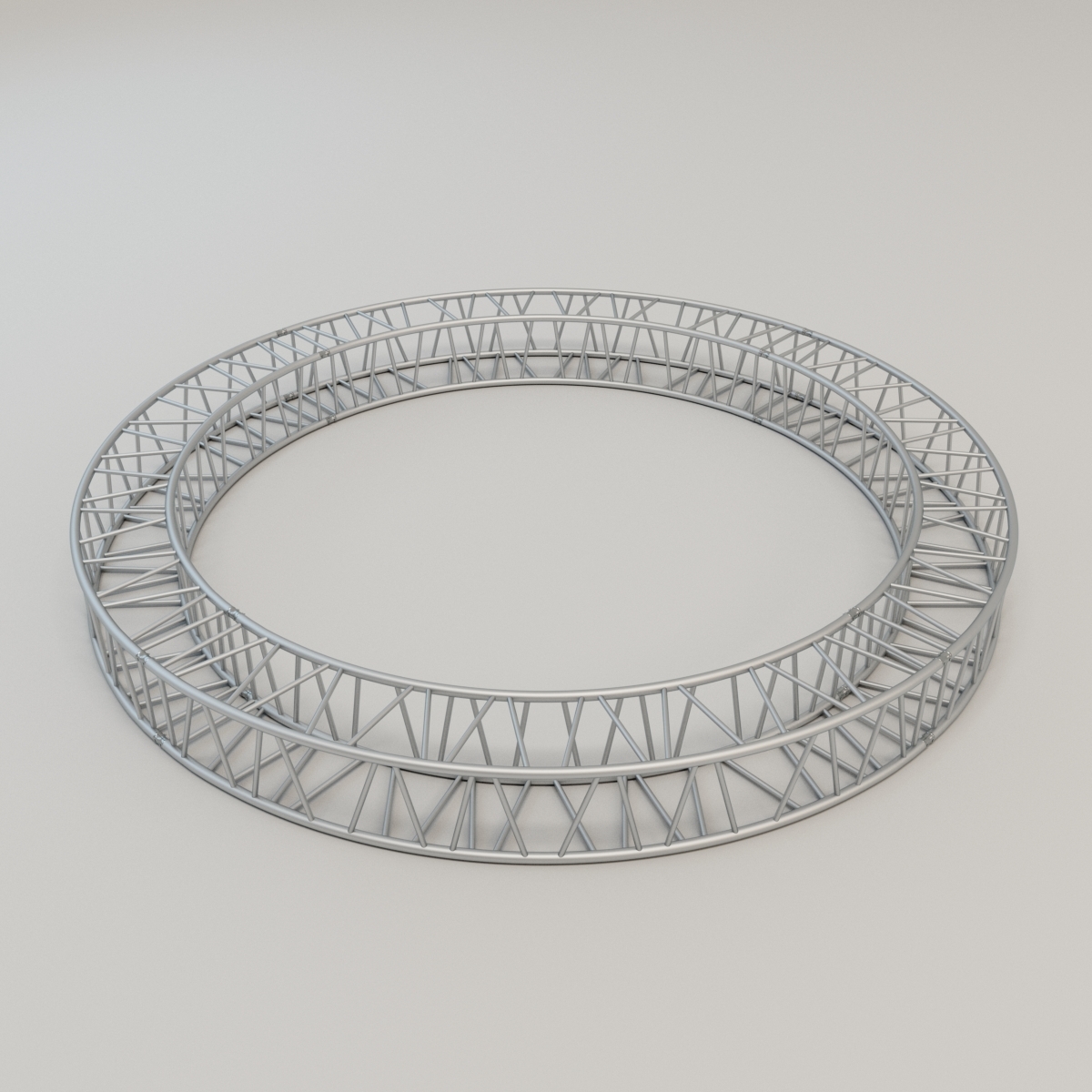 3D square circular truss - TurboSquid 1219899