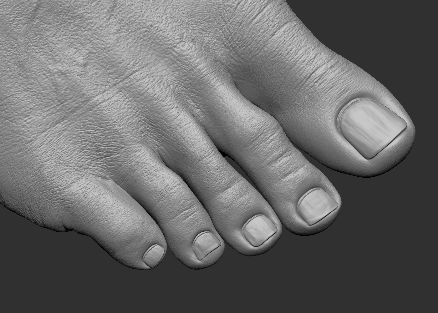 Foot realistic 3D model - TurboSquid 1219966