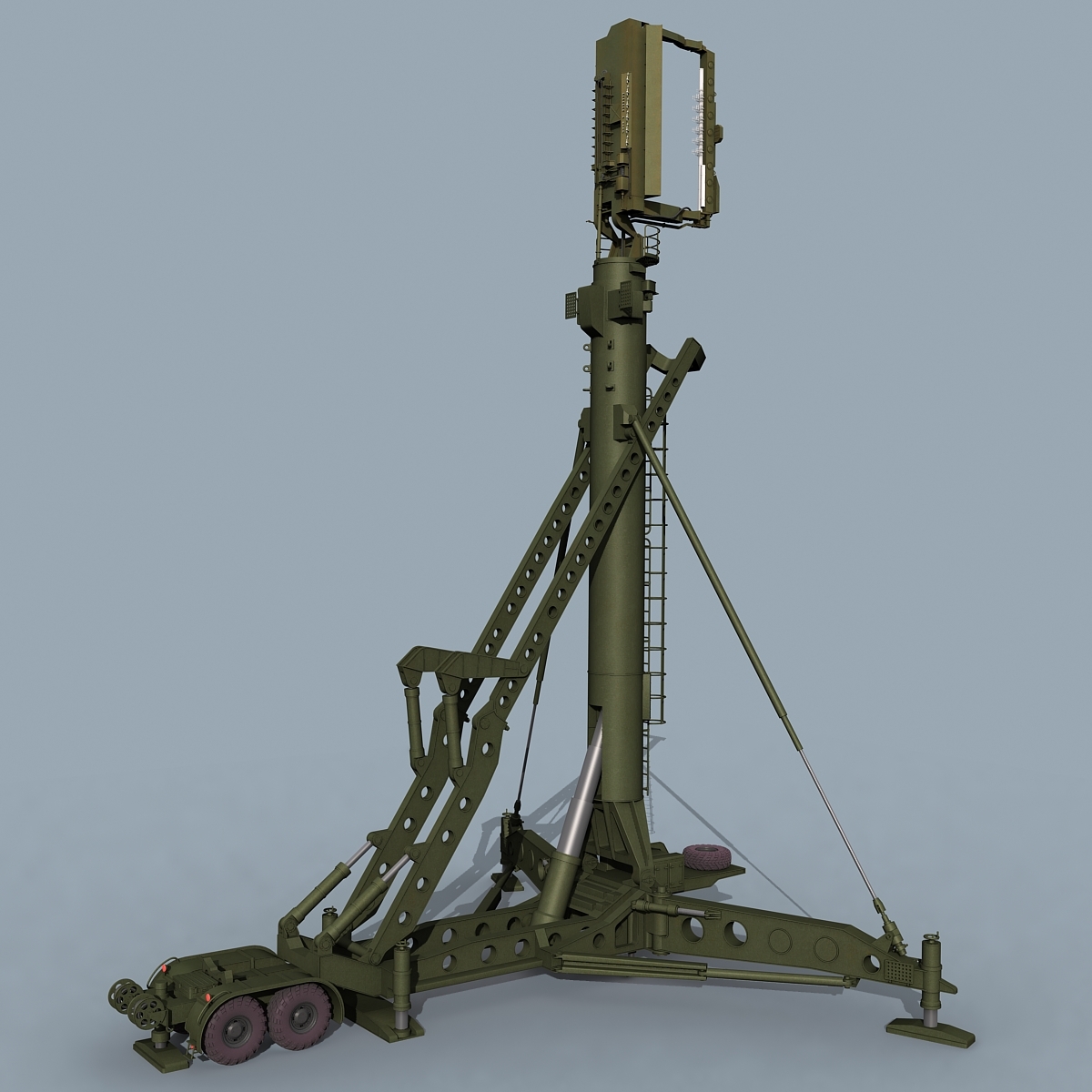 3D model soviet tin shield 40v6m - TurboSquid 1220081