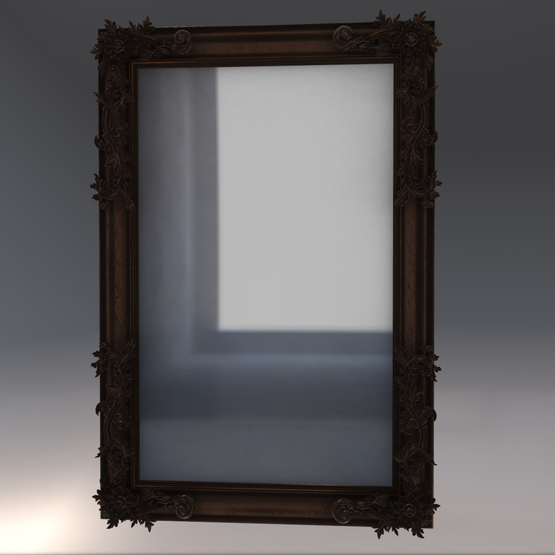3D vintage mirror model - TurboSquid 1220089