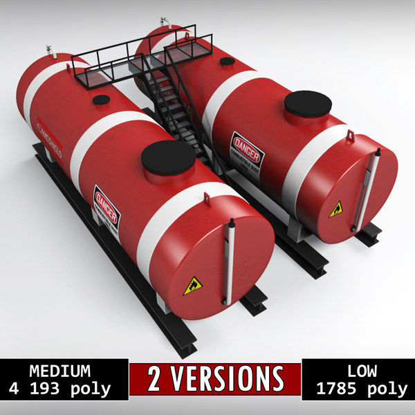 Oil Tank 3D Models for Download | TurboSquid