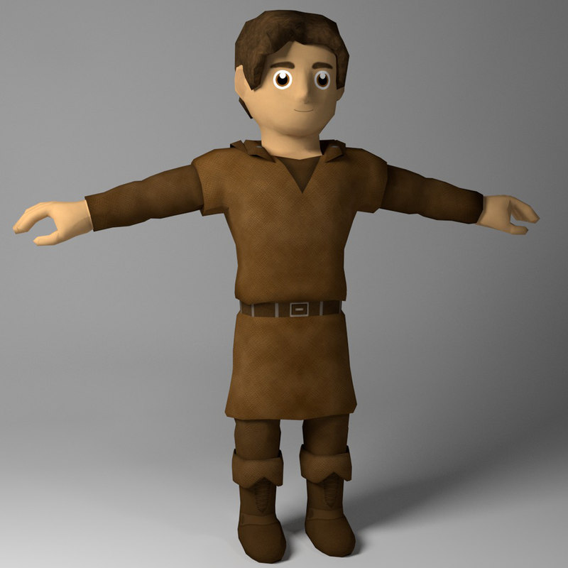 3D adventurer kid model - TurboSquid 1220154
