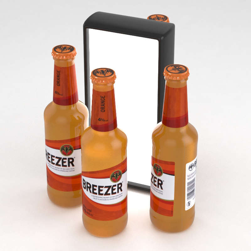 Alcohol bottle breezer model - TurboSquid 1220169
